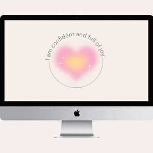 MacBook Aura Wallpapers, Bundle of 5 Gradient Wallpapers, Affirmations ...