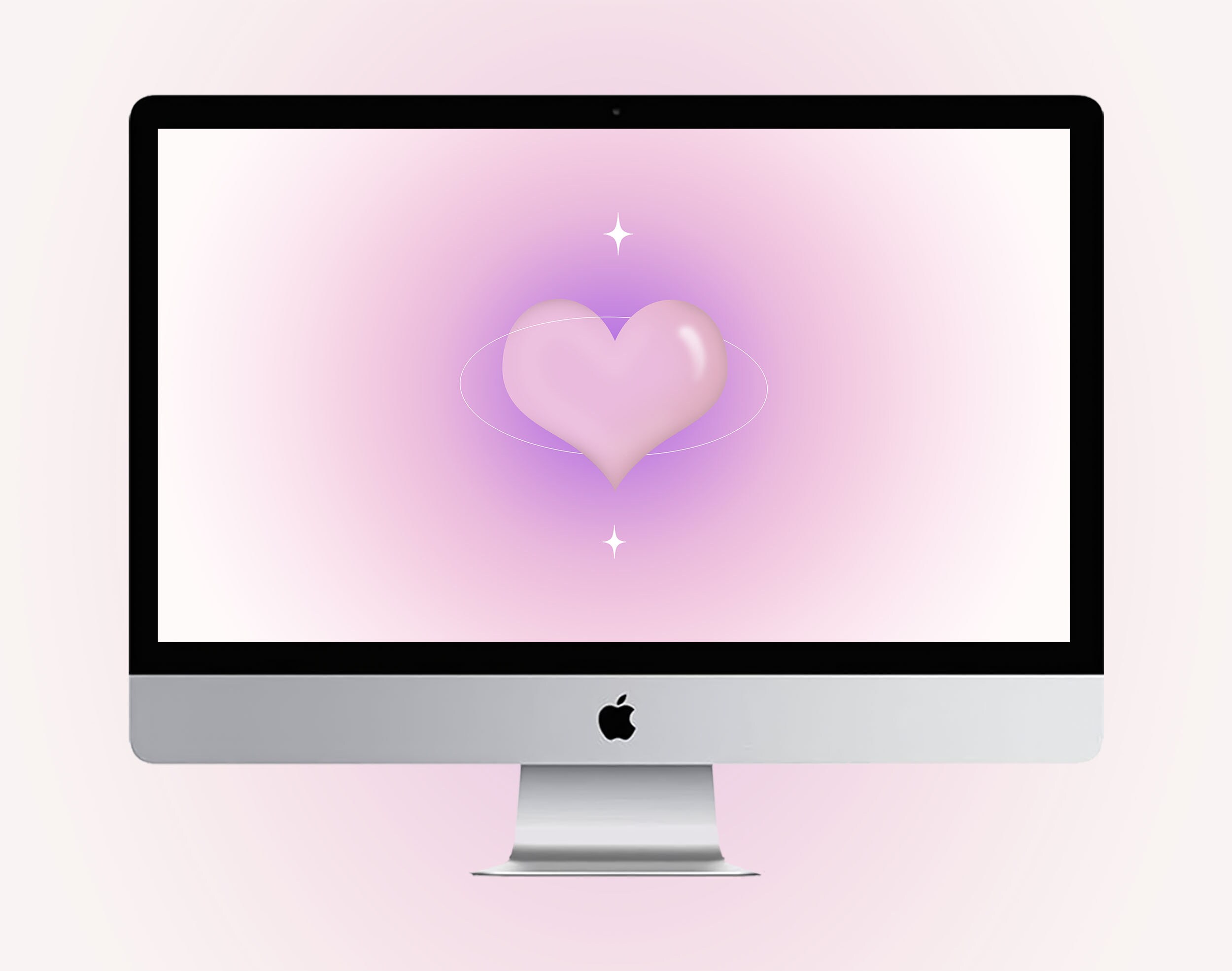 MacBook Crystal Hearts Wallpapers, Bundle of 5 Gradient Wallpapers ...