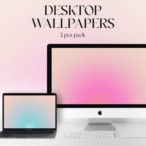 MacBook Gradient Wallpapers, Bundle of 5 Gradient Wallpapers, Gradient ...