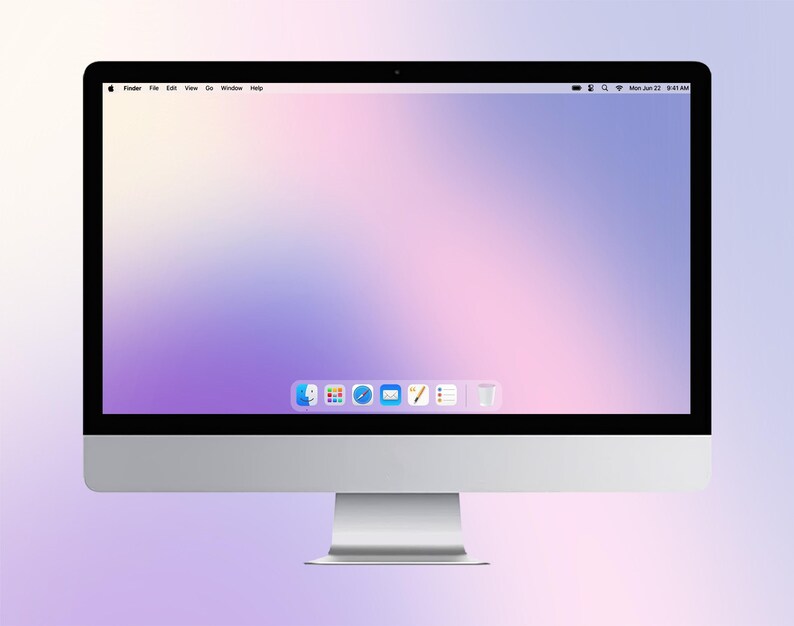 MacBook Aura Wallpapers, Bundle of 5 Gradient Wallpapers, Gradient ...