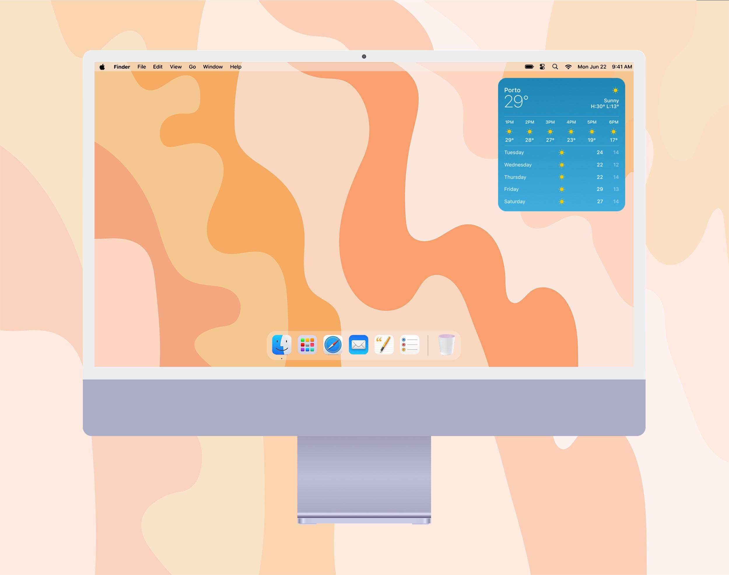 MacBook Minimal Wallpapers, Bundle of 5 Gradient Wallpapers, Abstract ...