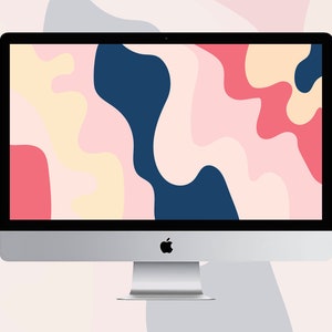 MacBook Minimal Wallpapers, Bundle of 5 Gradient Wallpapers, Abstract ...