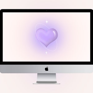 MacBook Crystal Hearts Wallpapers, Bundle of 5 Gradient Wallpapers ...