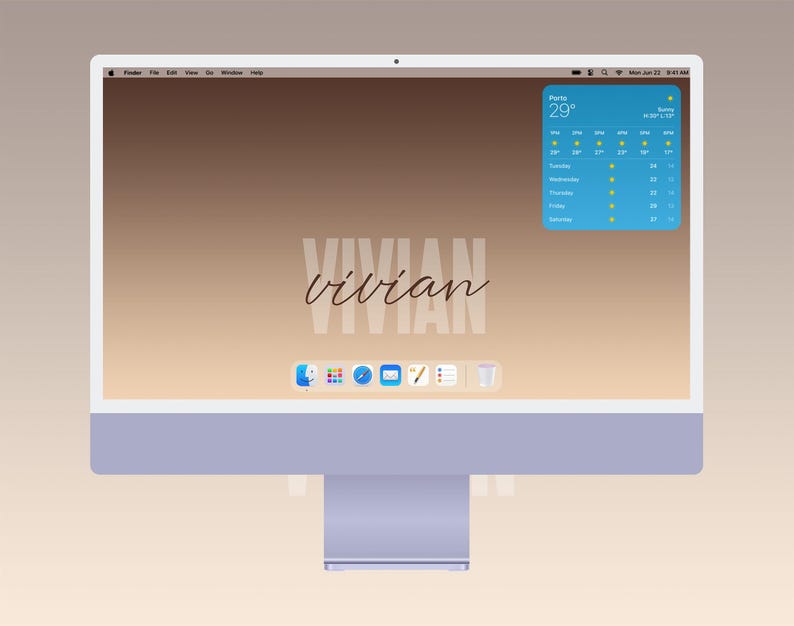 Personalized Desktop Wallpaper Pack – 5 Neutral Name Wallpapers for ...