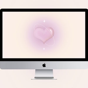 MacBook Crystal Hearts Wallpapers, Bundle of 5 Gradient Wallpapers ...