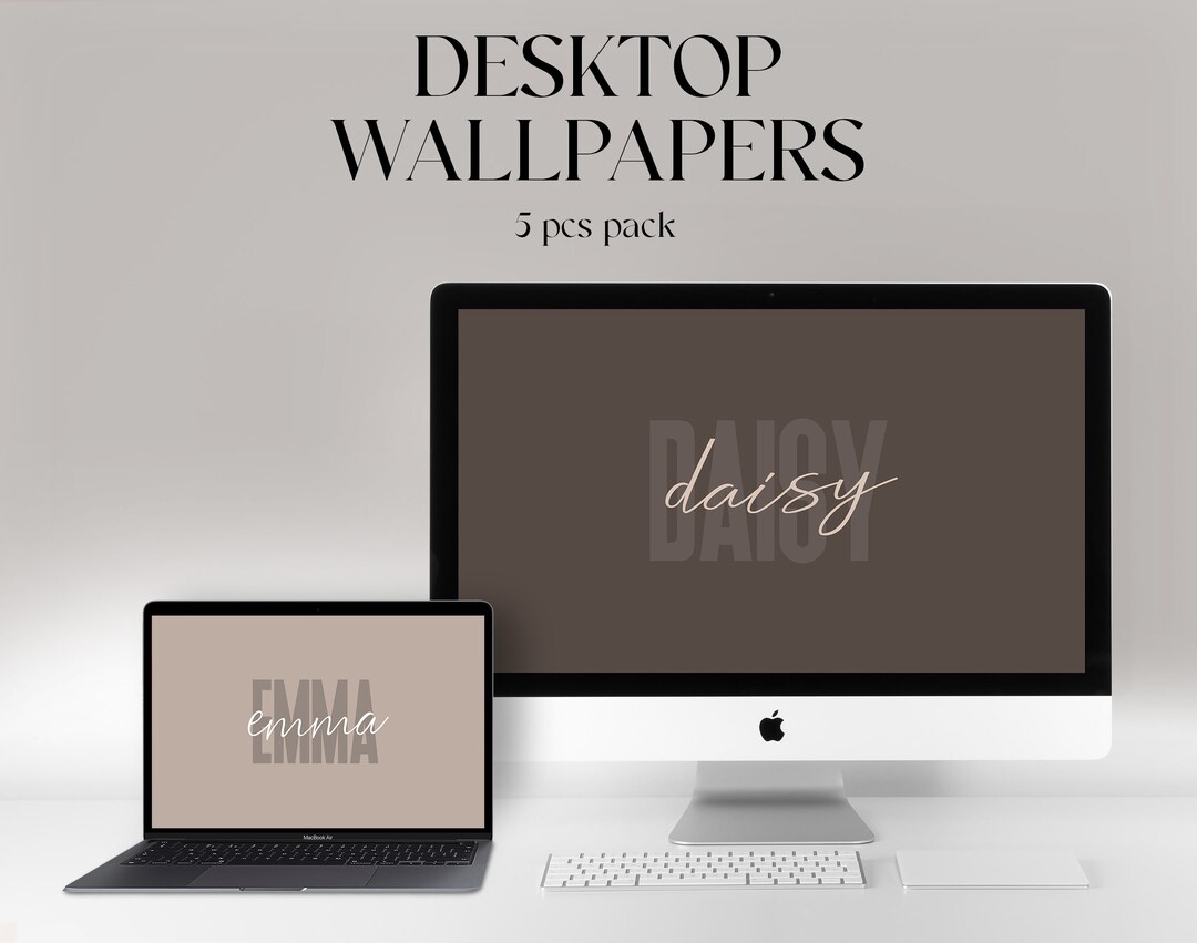 MacBook Custom Wallpapers, Bundle of 5 Gradient Wallpapers, Gradient ...