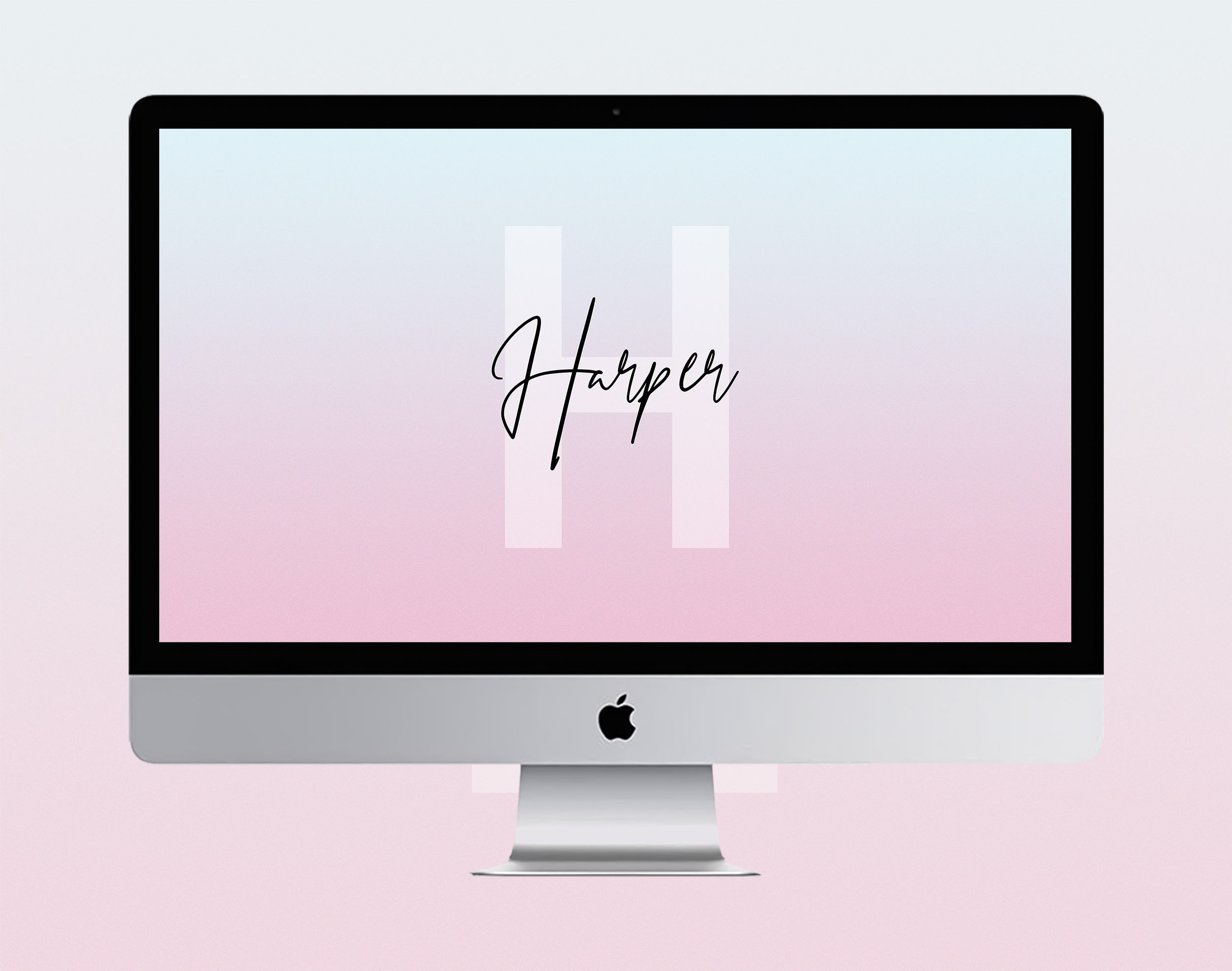 MacBook Custom Wallpapers, Bundle of 5 Gradient Wallpapers, Gradient ...