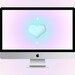 MacBook Crystal Hearts Wallpapers, Bundle of 5 Gradient Wallpapers ...