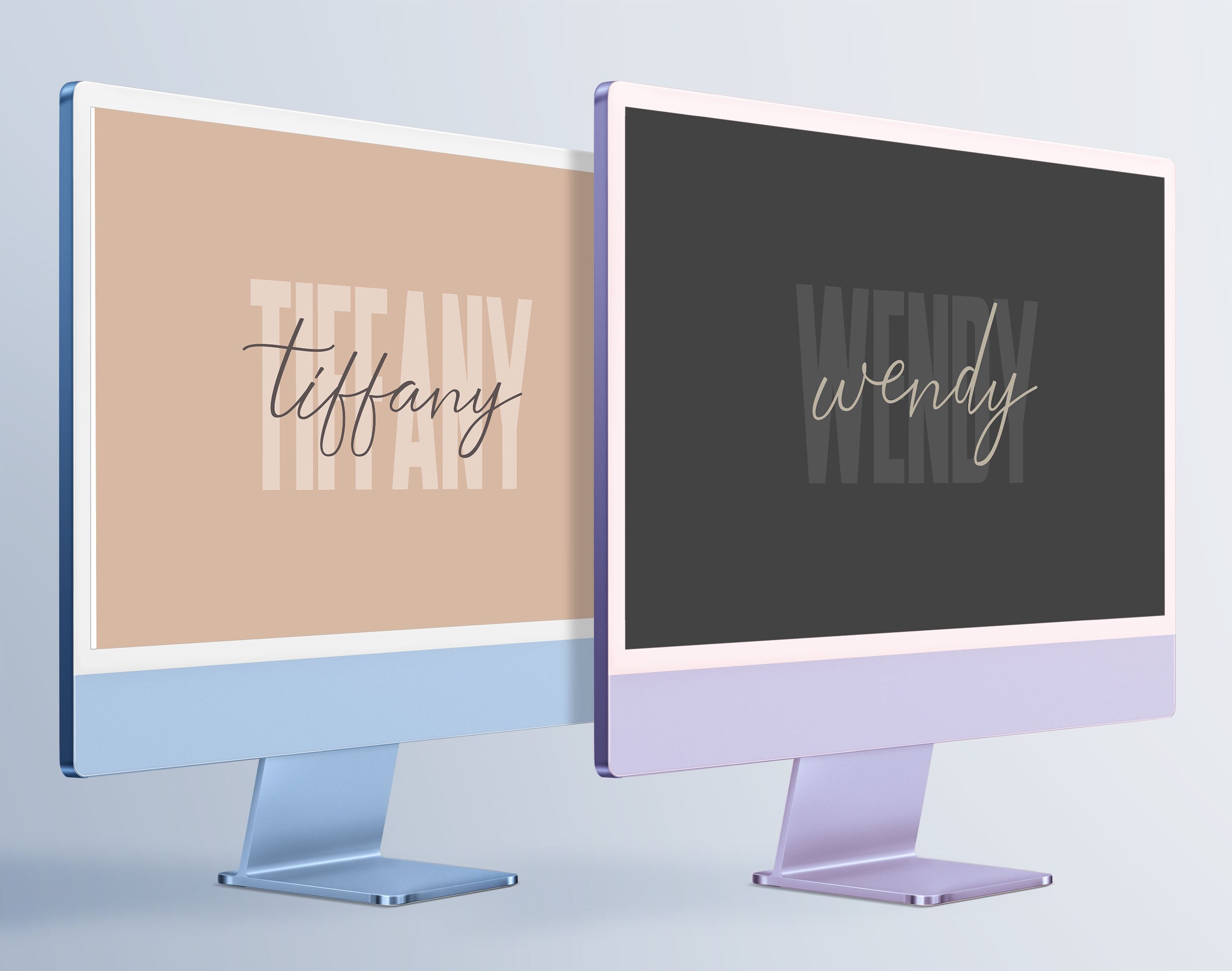 MacBook Custom Wallpapers, Bundle of 5 Gradient Wallpapers, Gradient ...