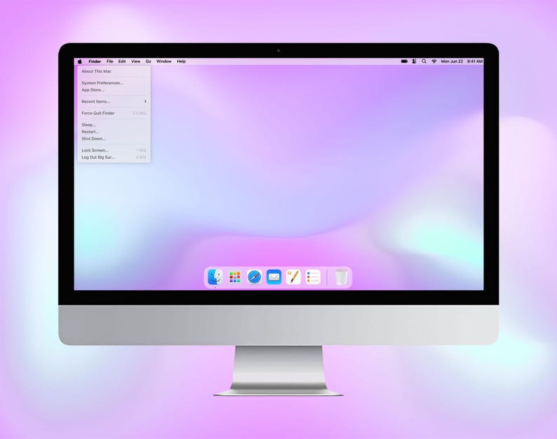 MacBook Aura Wallpapers, Bundle of 5 Gradient Wallpapers, Gradient ...