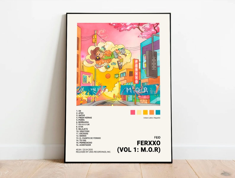 Feid / FERXXO VOL 1: M.O.R / Imprimible digital, portada del álbum ...