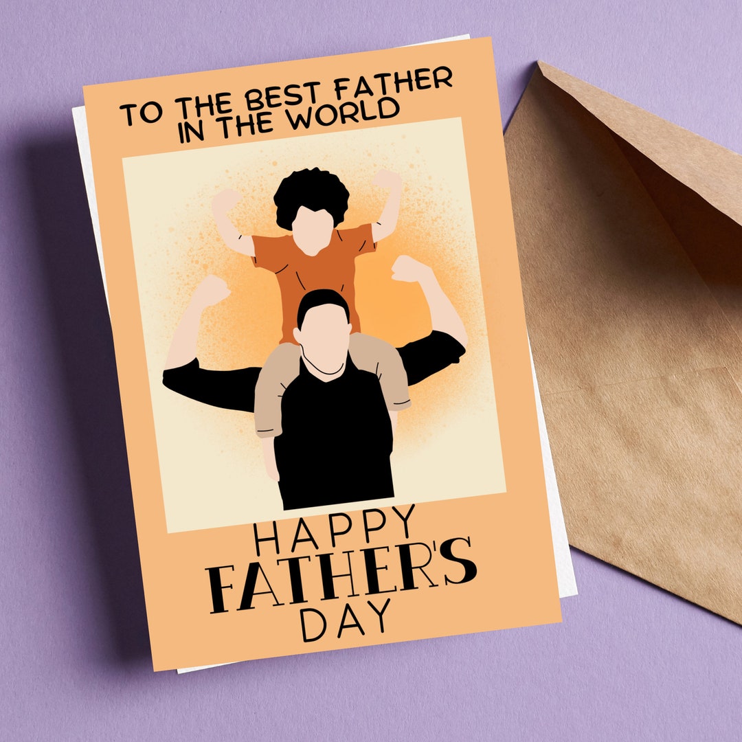 Father & Son Father’s Day Card, Printable, Father’s Day Greeting Card ...