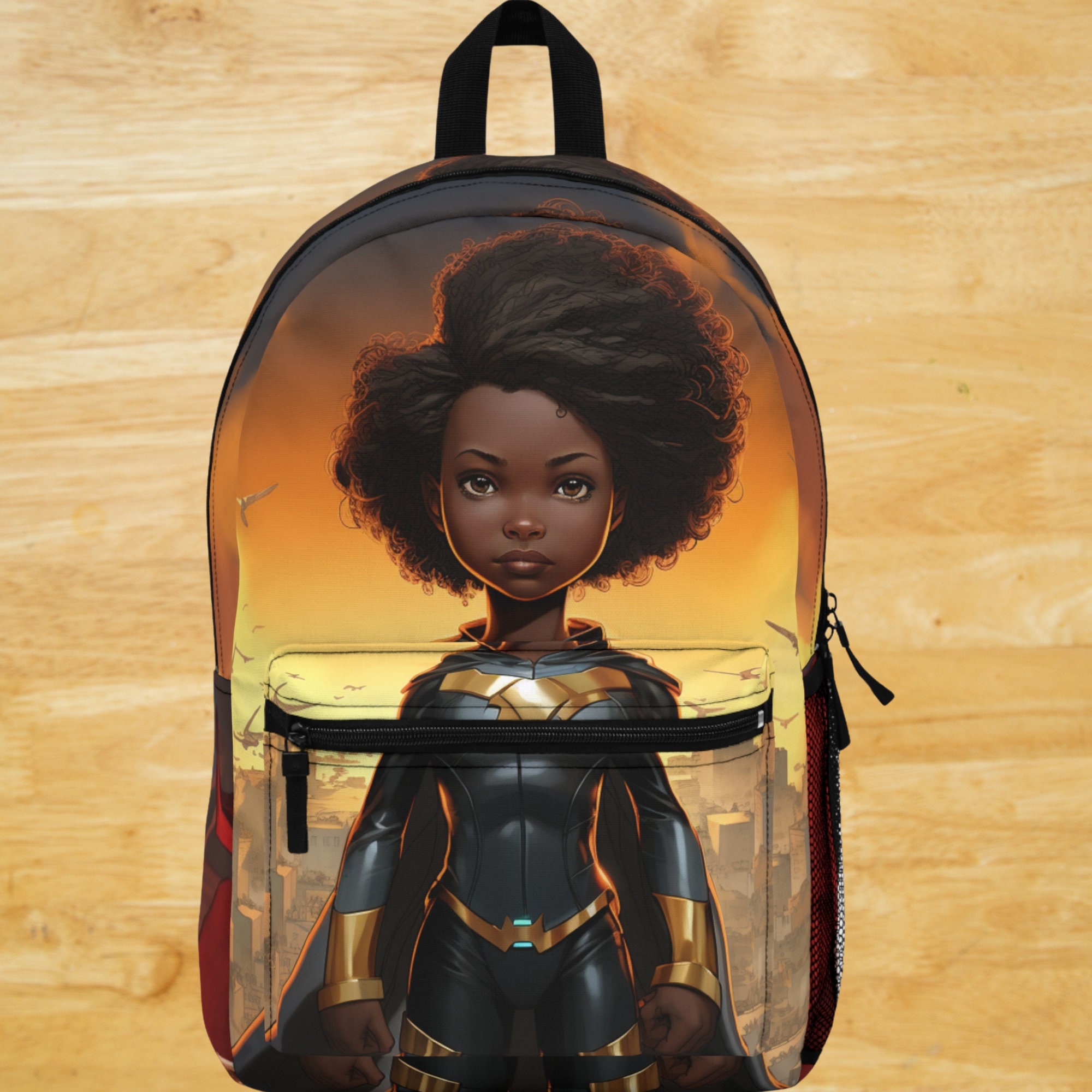 Custom Name Superheroine Backpack for Girls, Ideal Gift for Kids ...