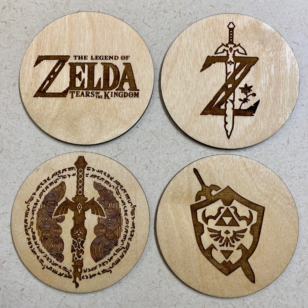 Legend of Zelda: Tears of the Kingdom Coasters 3.5 Set - Etsy