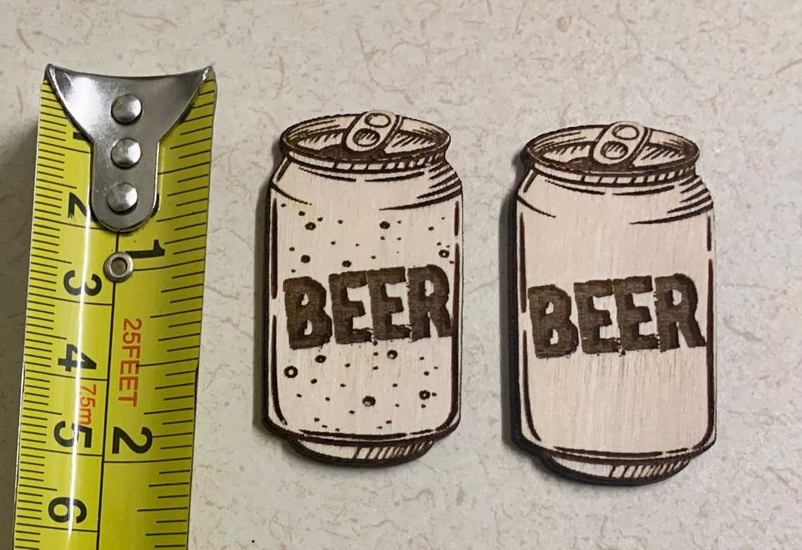 Miniature Wooden Beers Bottles, Cans, Pitcher - Etsy