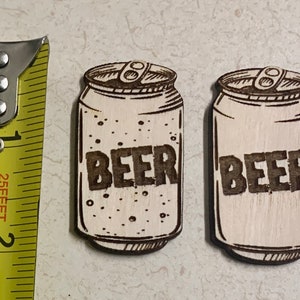 Miniature Wooden Beers Bottles, Cans, Pitcher - Etsy
