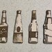 Miniature Wooden Beers Bottles, Cans, Pitcher - Etsy