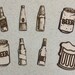 Miniature Wooden Beers Bottles, Cans, Pitcher - Etsy