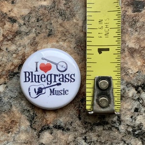 Bluegrass Button Set four 1 Pins - Etsy