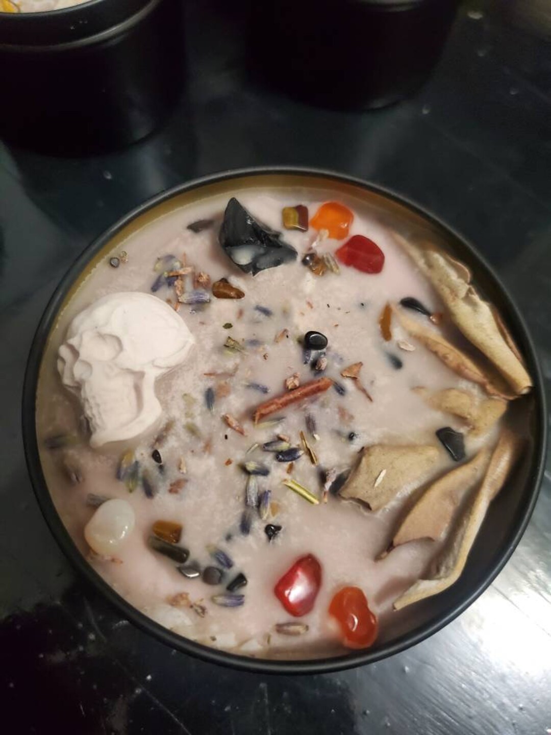 Grounding Patchouli Waning Gibbious Moon Phase Intention Soy Candle - Etsy