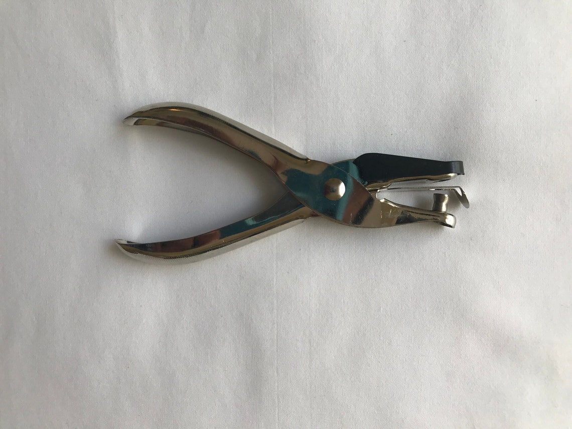 Paper Hole Punch, Single Hole Papers Punching Tool, 5 In. - Etsy