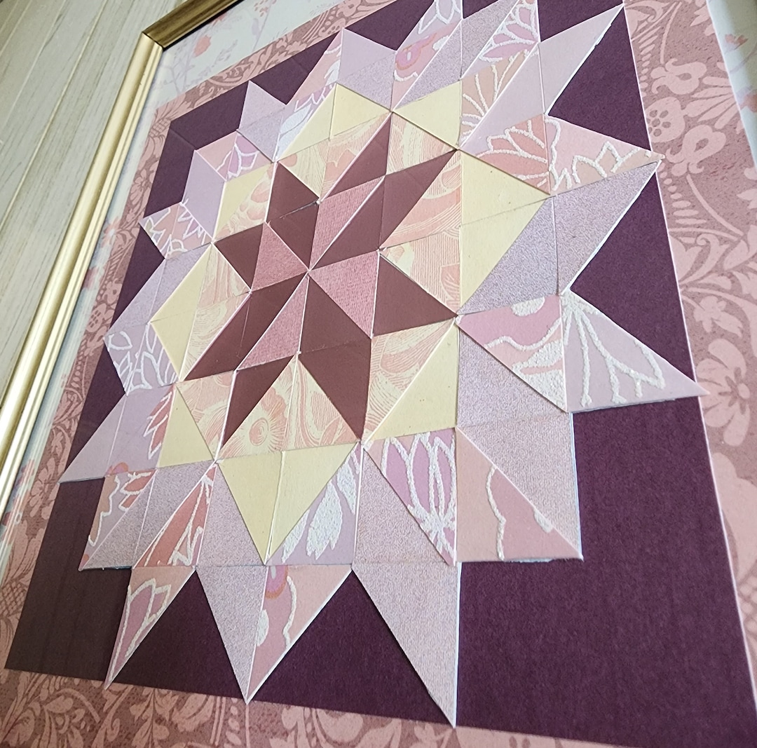 Mauvelous Modern Farmhouse Quilt Block Art - Etsy