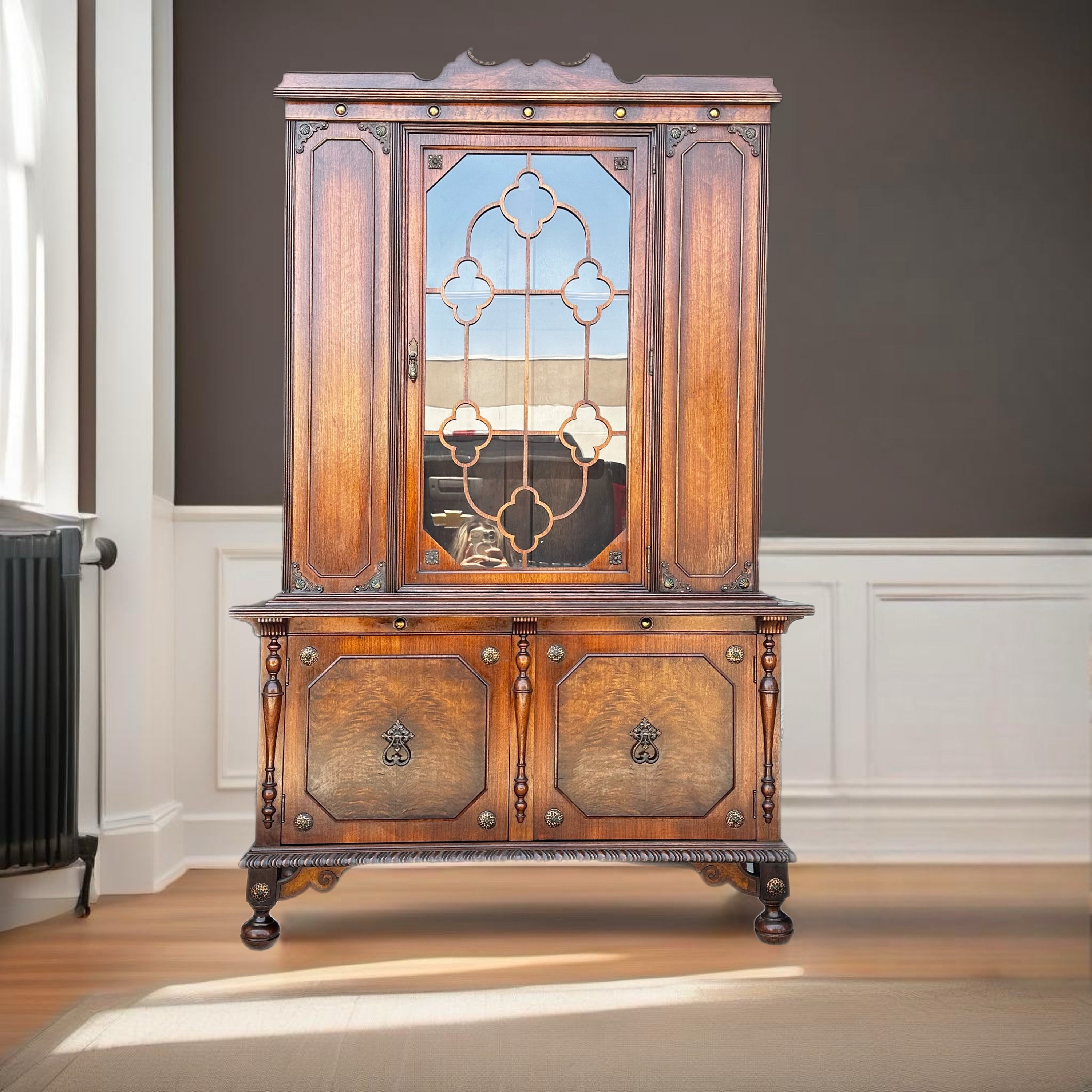 FREE SHIPPING ** Restored Vintage Gothic Jacobean Early 1900s Solid ...