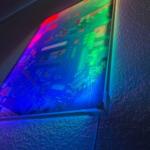 Wood Frame With RGBIC Backlighting for Wall Art - Etsy