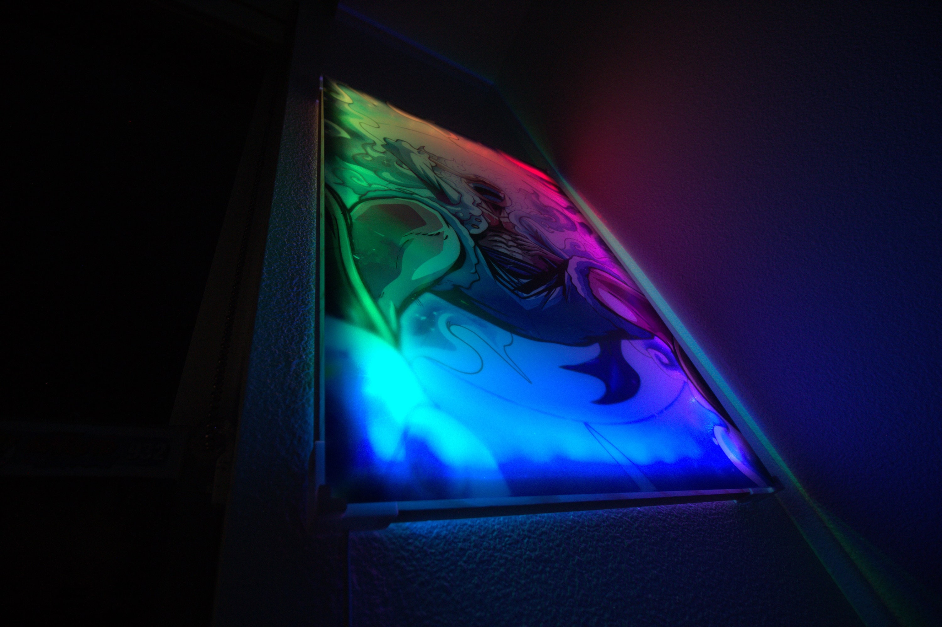 Wood Frame With RGBIC Backlighting for Wall Art - Etsy