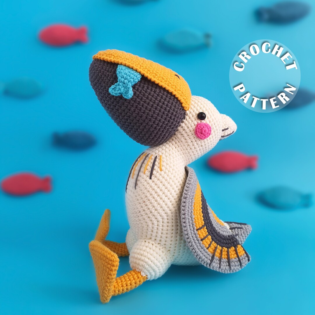 Crochet Pattern Narcissus the Pelican | Amigurumi Crochet | PDF Pattern ...