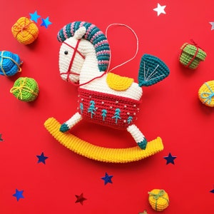 Crochet Pattern Rocking Horse | Amigurumi Crochet | PDF Pattern ...