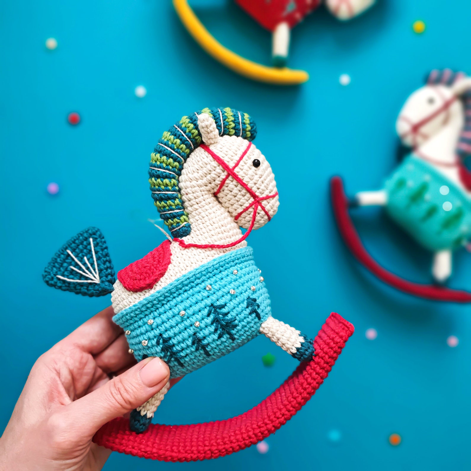 Crochet Pattern Rocking Horse Amigurumi Crochet PDF - Etsy