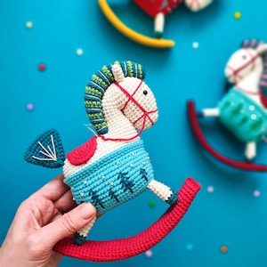 Crochet Pattern Rocking Horse | Amigurumi Crochet | PDF Pattern ...