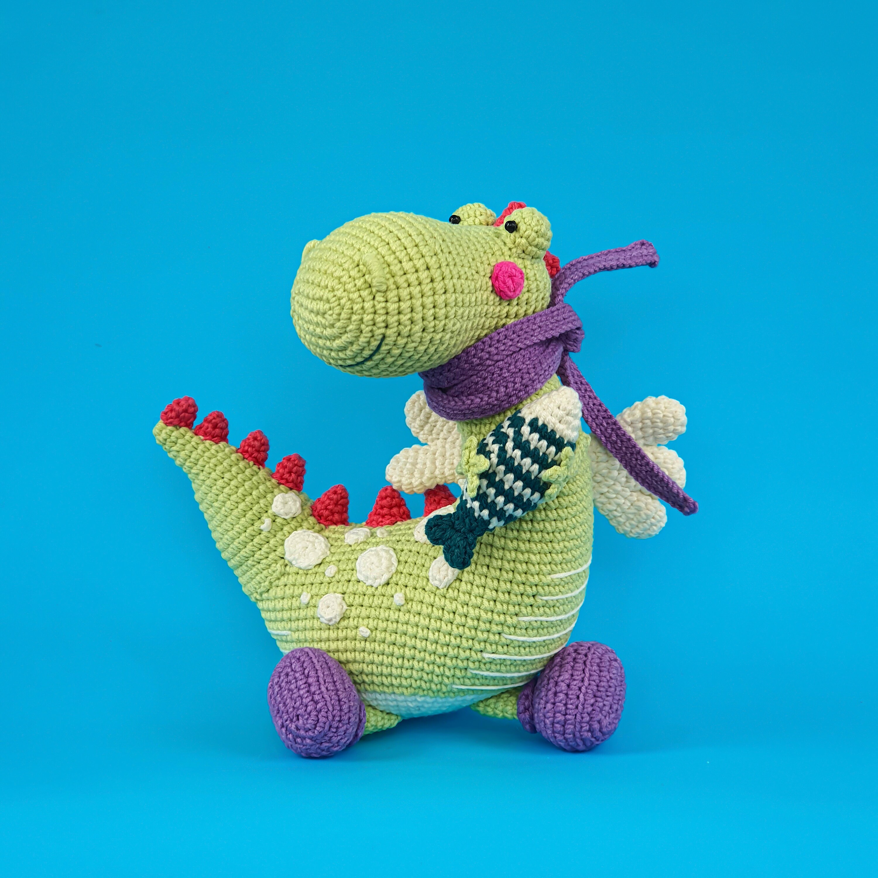 Crochet Pattern Tim the Flying Dragon Amigurumi Crochet - Etsy