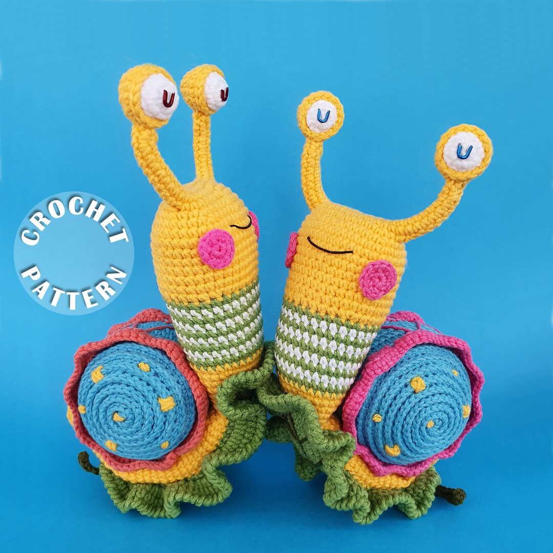 Crochet Pattern Rio the Snail | Amigurumi Crochet | PDF Pattern ...