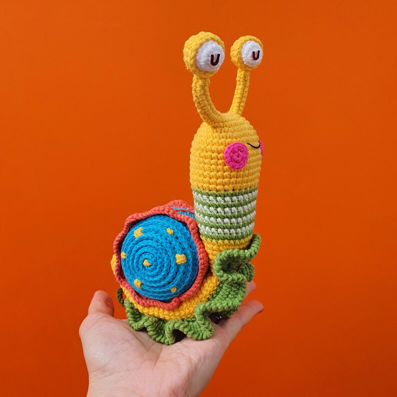 Crochet Pattern Rio the Snail Amigurumi Crochet PDF - Etsy