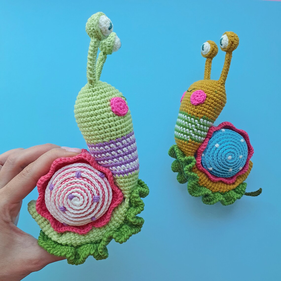 Crochet Pattern Rio the Snail Amigurumi Crochet PDF - Etsy