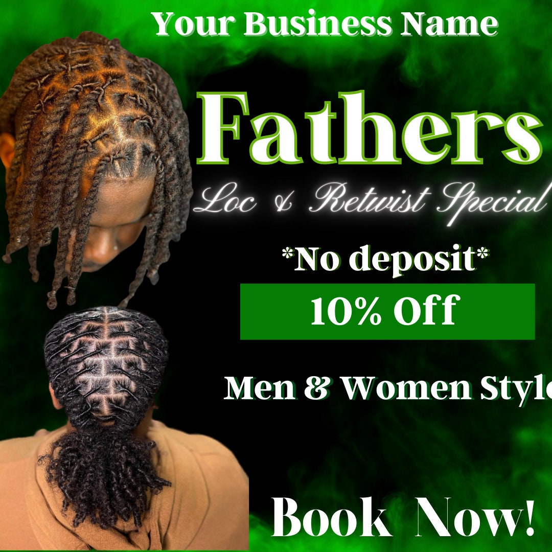 Loc Retwist Flyer Loctician Flyer Loc Special Flyer Loc & - Etsy