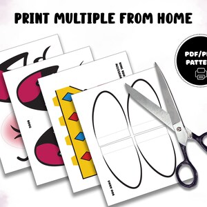 Printable Mario-inspired Ghost Balloons PDF/PNG, Mario Party Decor, DIY ...