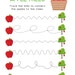 Prewriting Garden Line Tracing Worksheets for Preschool, Fine Motor ...