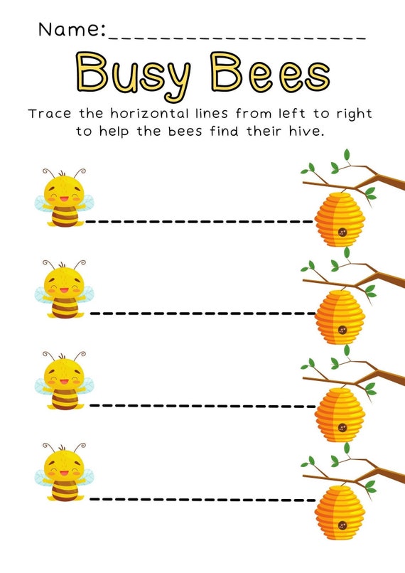 Tracing Horizontal Lines Worksheets For Preschool Name Tracing - Otosection Tracing Horizontal Lines Worksheets For Preschool Name Tracing - Otosection