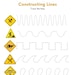 Prewriting Construction Line Tracing Worksheets for Preschool, Fine ...