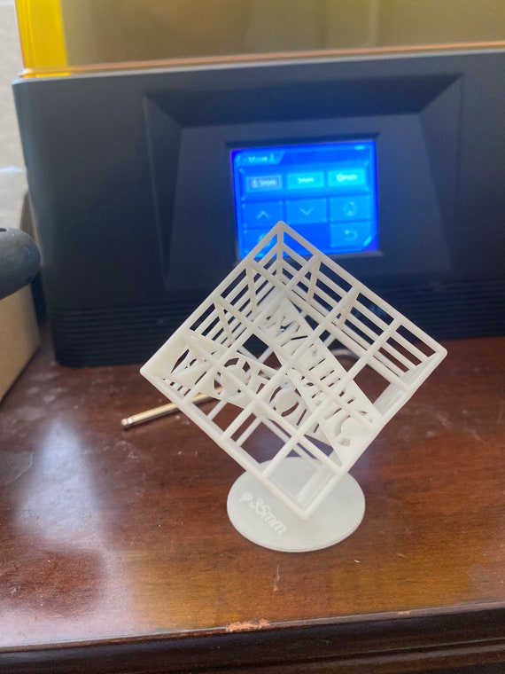 3d Printed Cube - Etsy