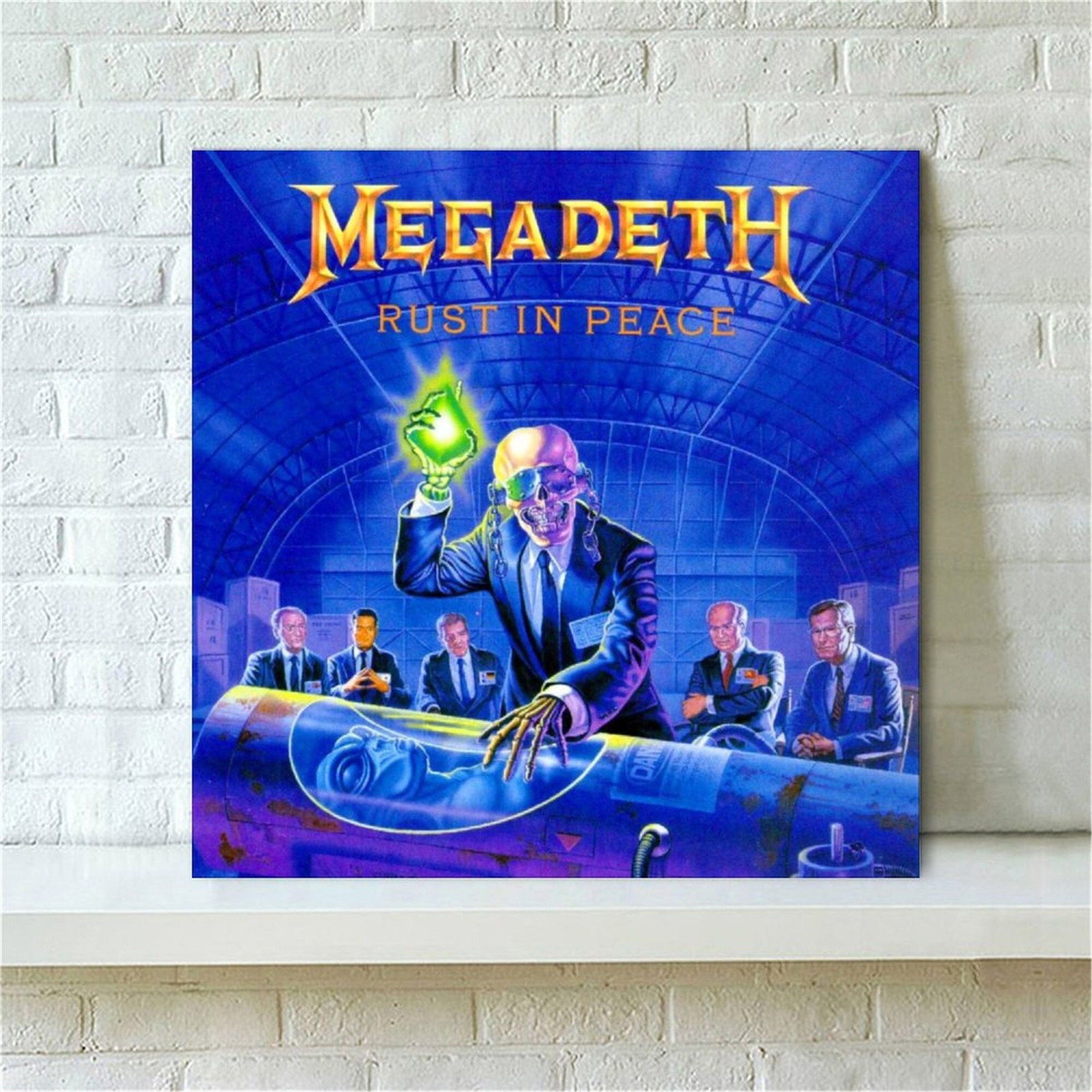 Megadeth rust in peace 1990, Art Music Album Poster sold by Isabelle ...