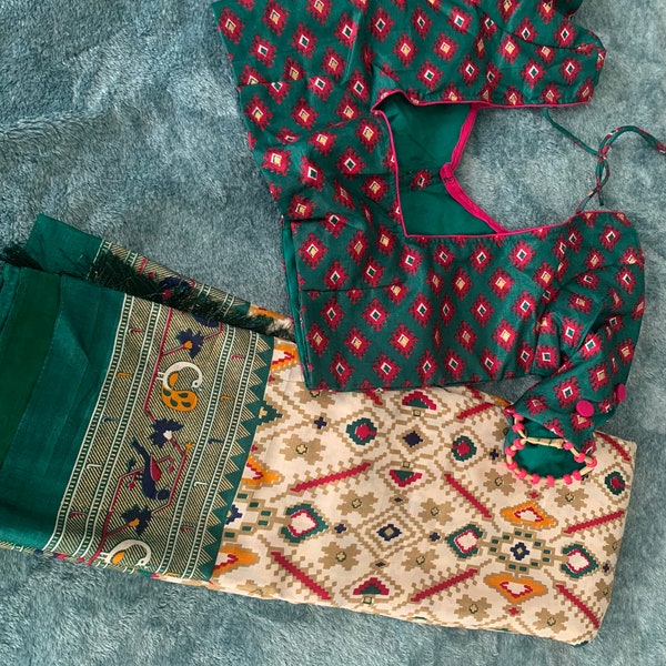 Patola Silk Saree - Etsy