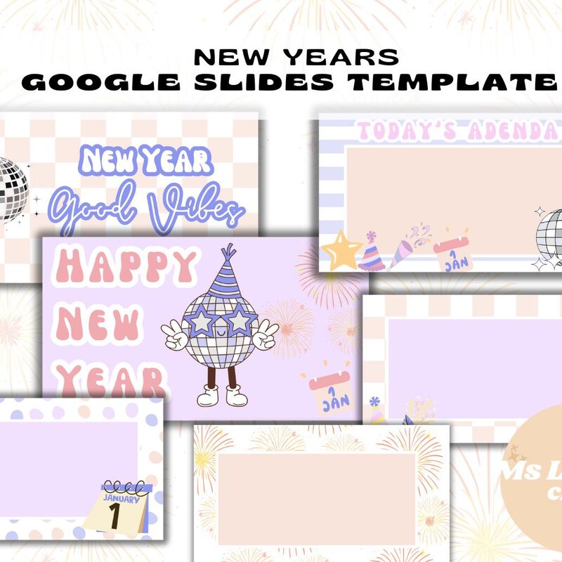 New Years Slide - Etsy UK