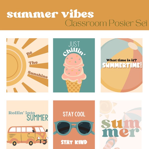 Summer Classroom Decor - Etsy