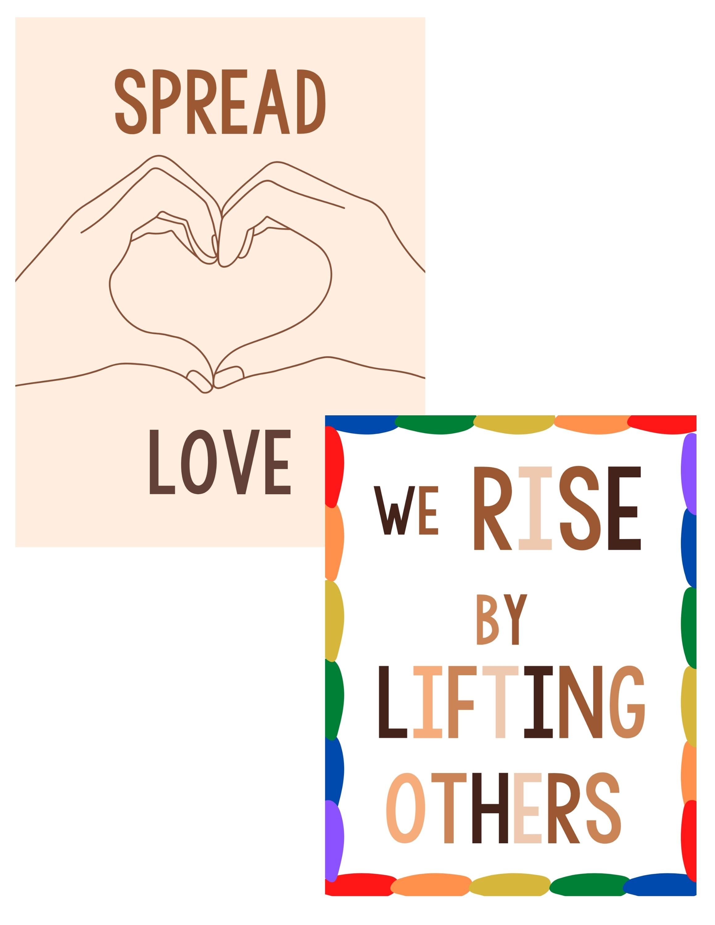 Diversity Pride Inclusion Poster Bundle LGBTQ Decor - Etsy