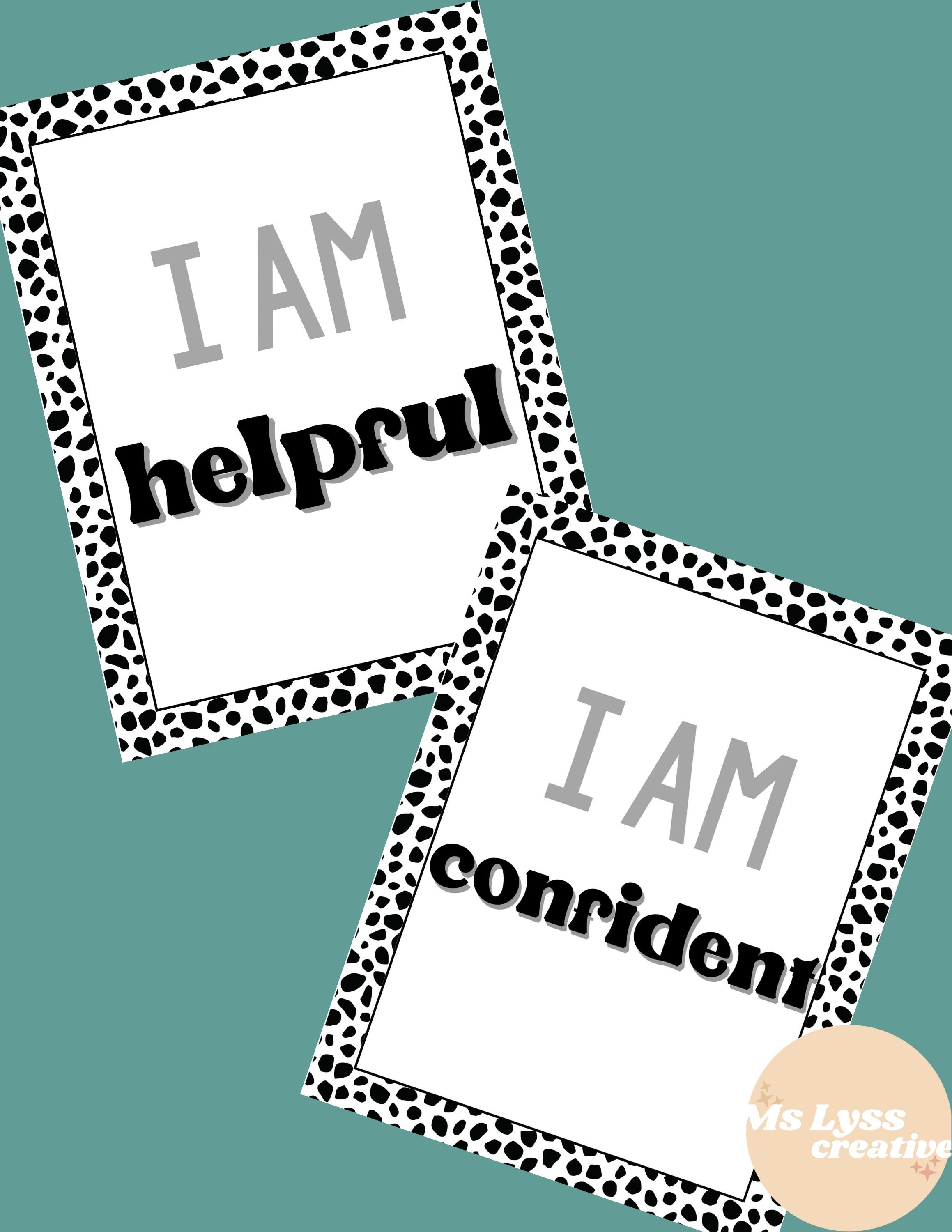 Affirmation Poster Set, Self Love Posters, Classroom Prints, Classroom ...