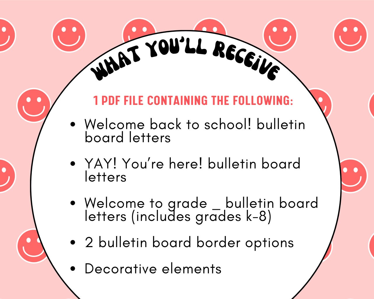 Back to School Bulletin Board Kit | Welcome Back to School | Fall - Etsy